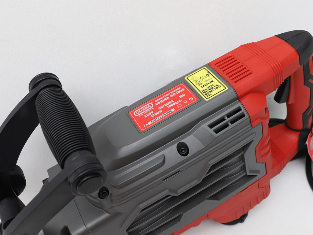 Máy đục bê tông Oshima MD-1500 – 1700W, lực đập 55J, mũi 30mm